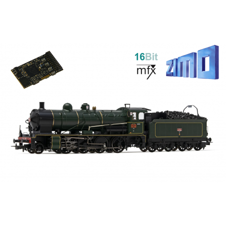ZIMO MS440C 21MTC for steam locomotive 140C SNCF