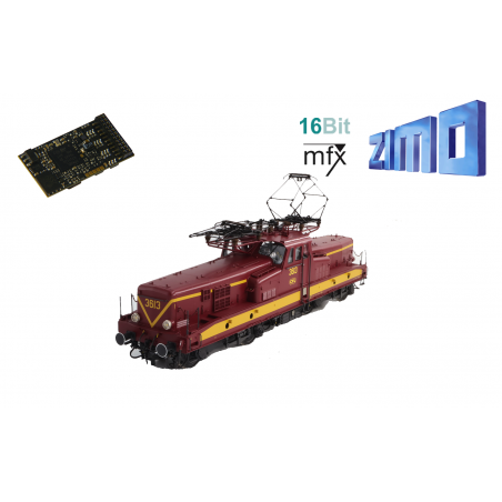 ZIMO MS440C 21MTC for Class 3600 CFL electric locomotive