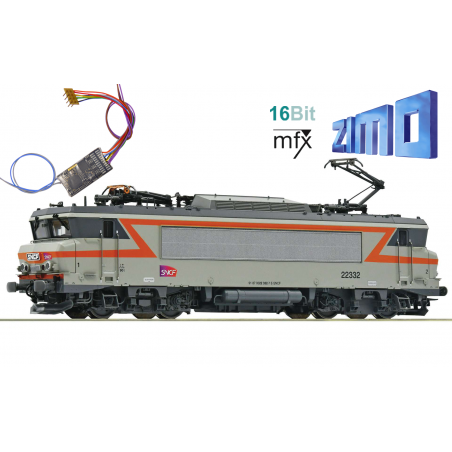 ZIMO MS450R 8 pins for electric locomotive BB22200 SNCF