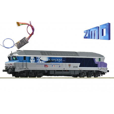 ZIMO MS450R 8 pins for electric locomotive CC72100 SNCF