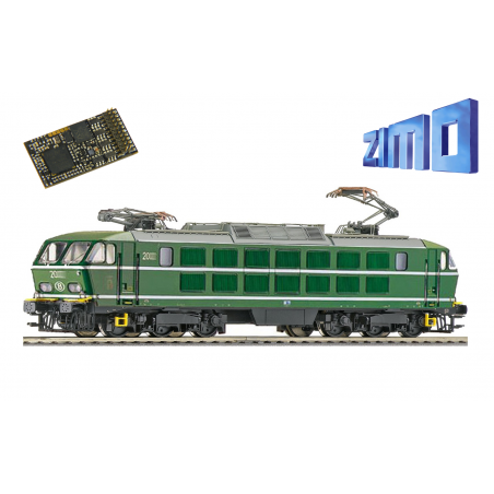 ZIMO MS450P22 PluX22 for Class 20 SNCB electric locomotive